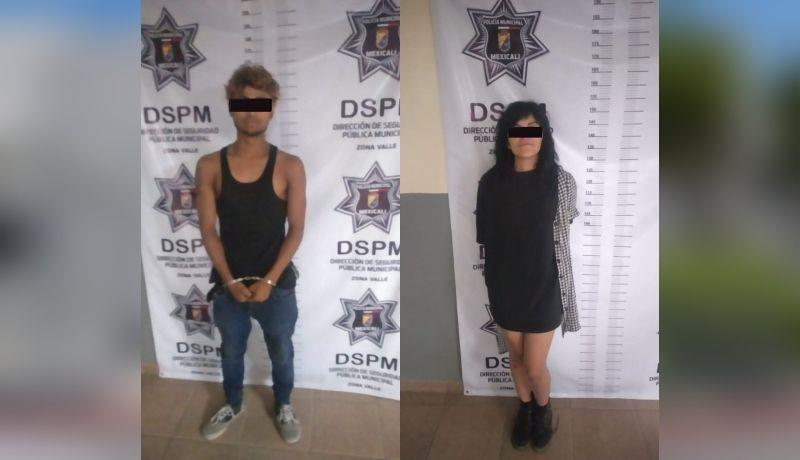 Pareja detenida por robo con violencia en domicilio en Ejido Colima ...