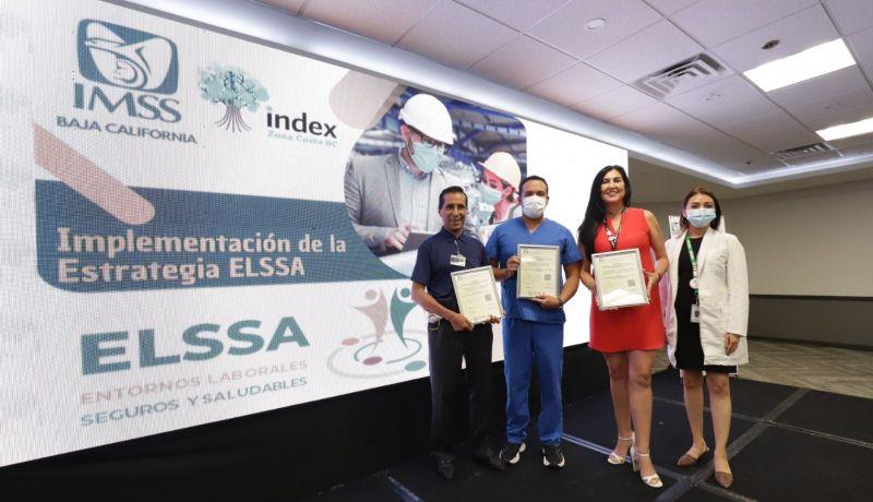 Reconocen a socios de Index Zona Costa con certificación ELSSA de IMSS ...