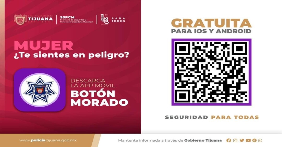 Más de 80 mil tijuanenses descargaron la aplicación móvil "botón morado ...