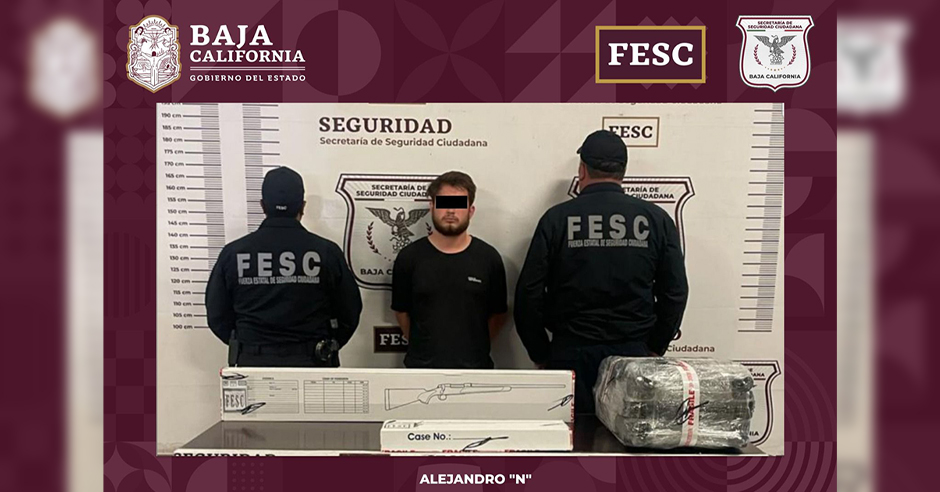 Detiene FESC a norteamericano con casi 25 kilos de heroína en Tijuana ...